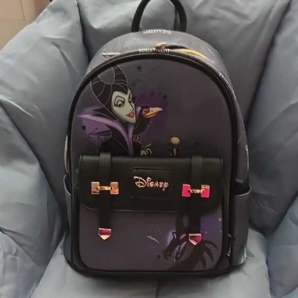 Disney | Bags | Disney Villains Backpack With Maleficent Design | Poshmark